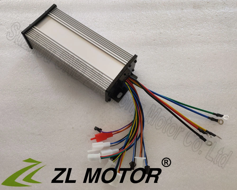 E bike motor controller 48V 72V 1000W 1500W 15mosfet 42A silent motor ...