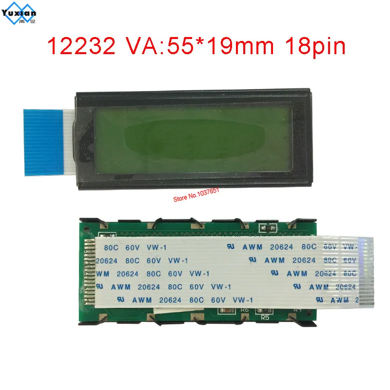 122x32 Lcd Module Display Small Mini Size Panel 18pin FFC 12232-9