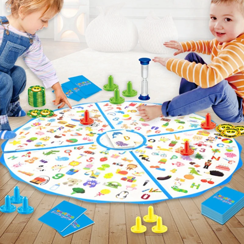 【Serendipity party】Puzzle Education Game Kid Looking Board Children's ...