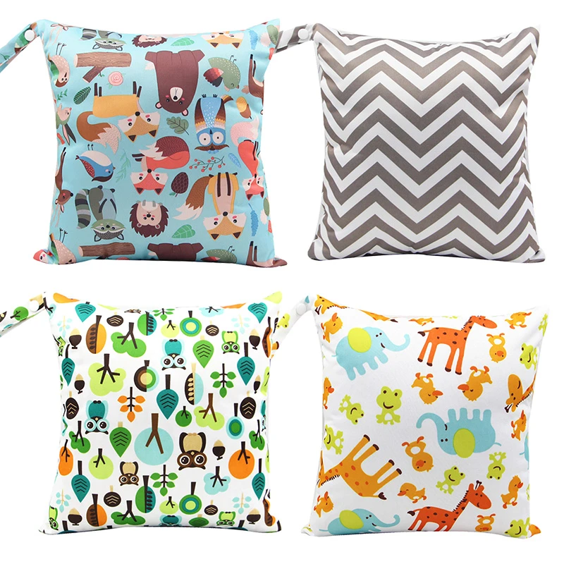 Baby Cloth Diaper Bag Mommy Stroller Nappy Wet Bags Waterproof Reusable ...