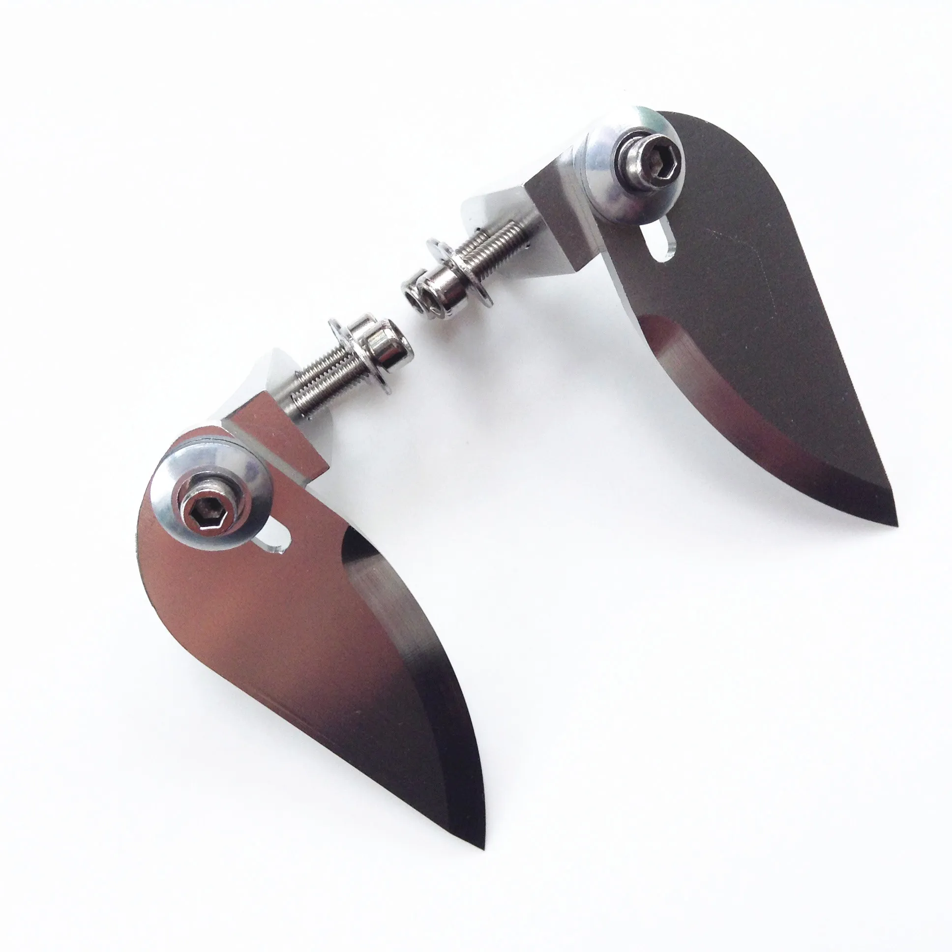 55*21mm RC Model Boat Water Knife Turn Fins for 60-75cm Electric ...