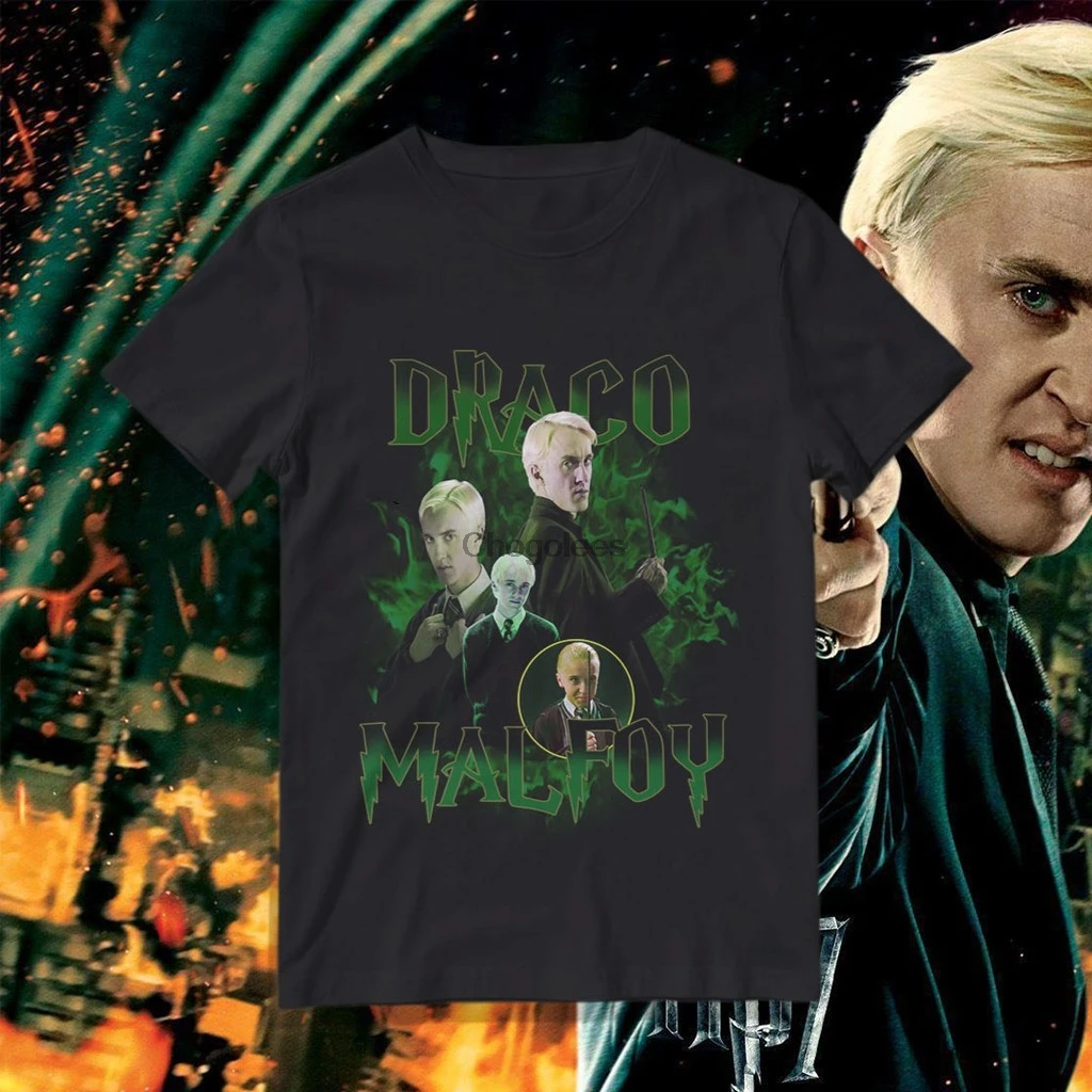 DRACO MALFOY HOMAGE TEE KODE AV108|T-Shirts| - AliExpress