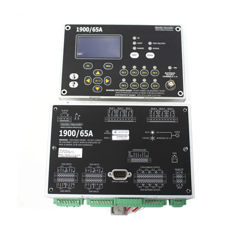 Used Vibration Monitoring Controller 1900/65A 172323 01 172362 01 Panel ...