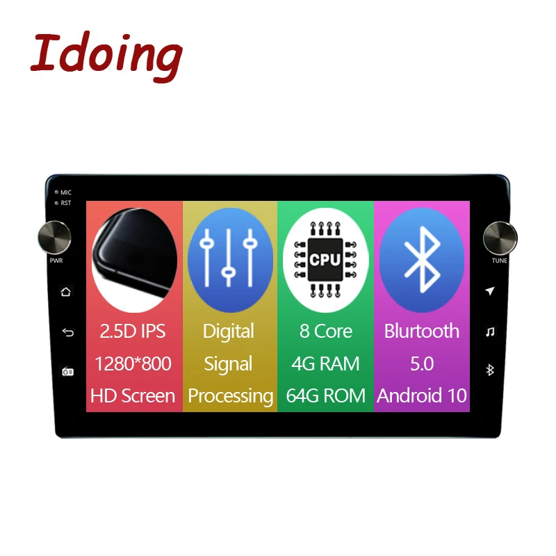Idoing 9 inch/10.2 inch Car Stereo Intelligent System Head Unit For ...