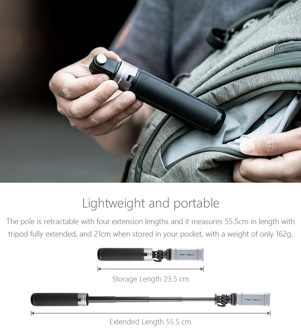 PGYTECH OSMO Action Pocket/Insta360 One X Расширение селфи палка полюс ...