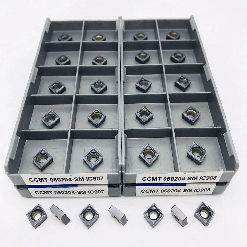 CCMT060204 CCMT060208 SM IC907 IC908 internal cutting carbide inserts ...