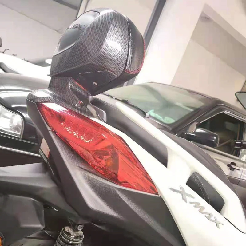Modified Motorcycle Imitation Carbon Part Xmax300 Xmax Rear Backrest ...