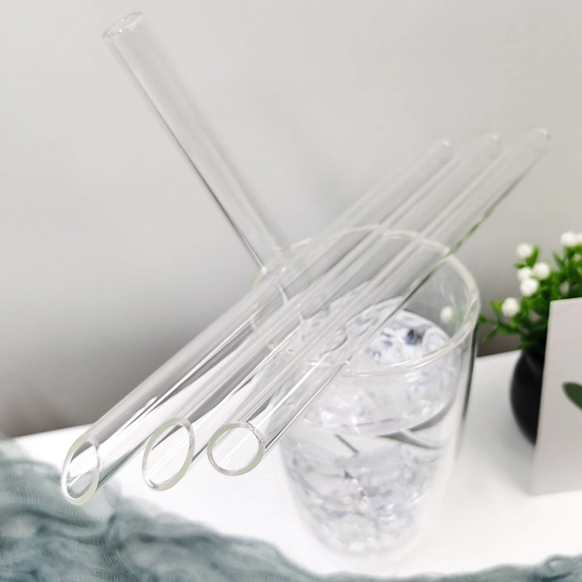 1Pc-Reusable-Glass-Boba-Bubble-Tea-Straws-Glass-Drinking-Straws ...