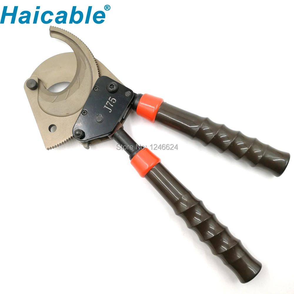 Cortador de cabo manual de catraca de alta eficiência, lâmina de corte ...