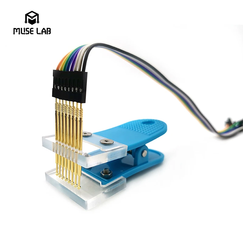 2.54mm Pin Pitch Pcb Clip Clamp Fixture Gold-plated Pogo Pins 3p 4p 5p ...