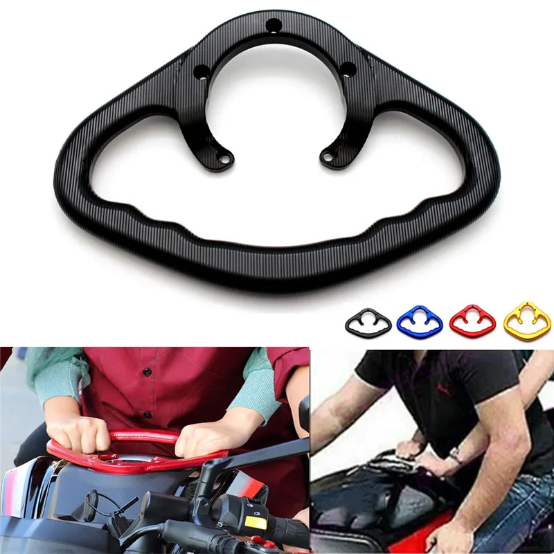 Motorcycle Passenger Handgrips Hand Grip Tank Grab Bar Handle Armrest ...
