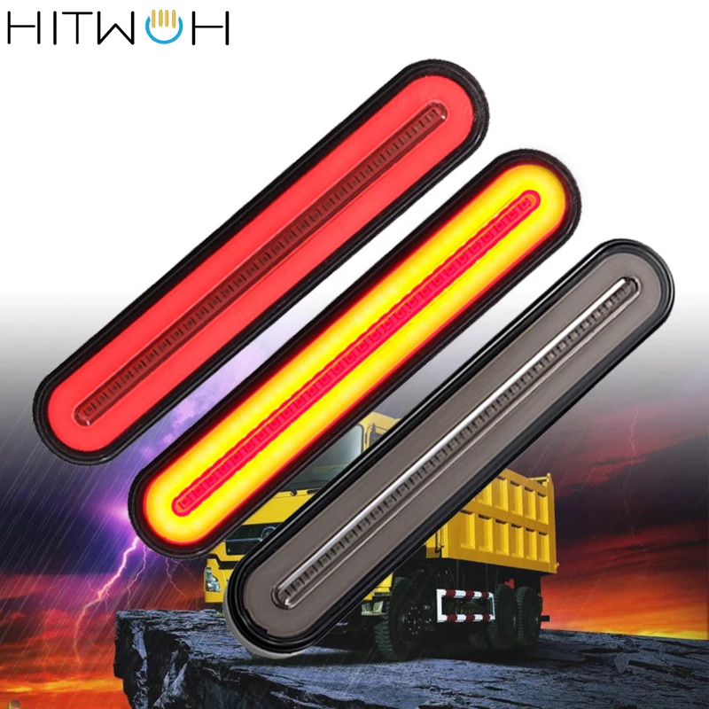 HITWH 100LED Truck Turn Signal Lights Rear Tail Lights Brake Flowing ...