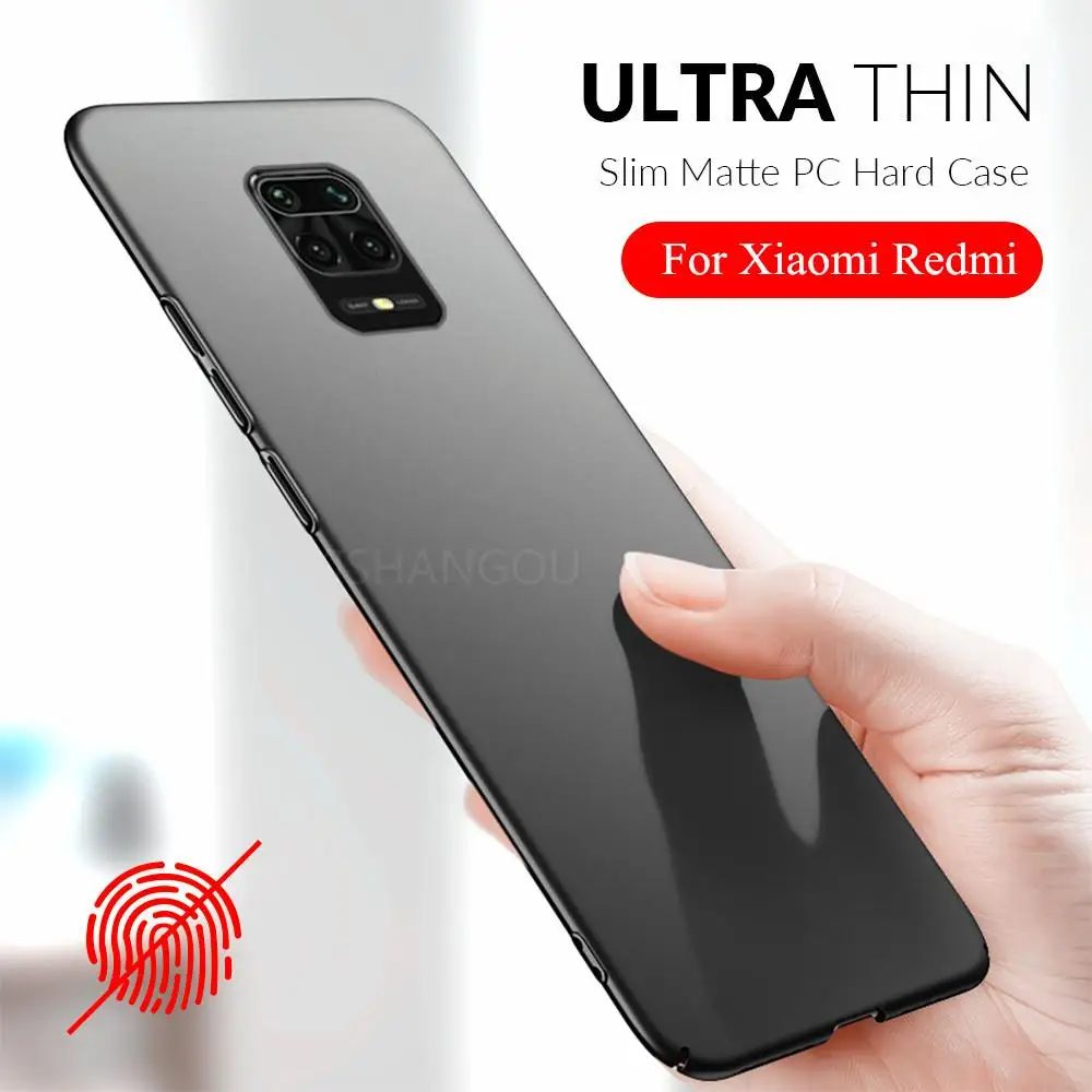 Slim Hard Pc Matte Phone Case For Xiaomi Redmi Note 9 8 10 Pro 9s 9t ...