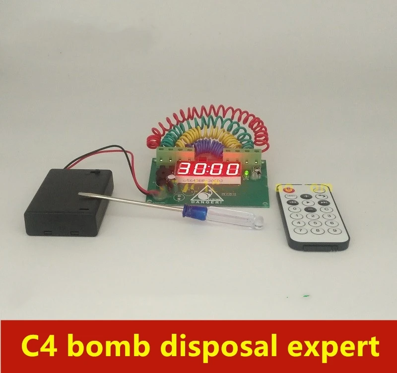 New escape room prop Code Disk Expert prop model of C4 timing timer ...