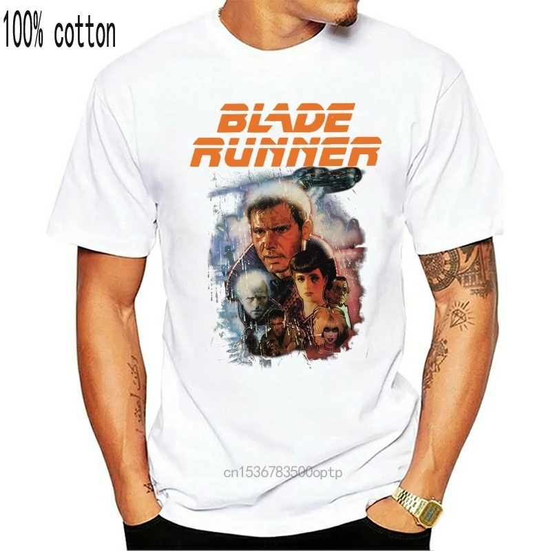 Blade Runner Camiseta Retro de película, talla S 2Xl, Color negro ...