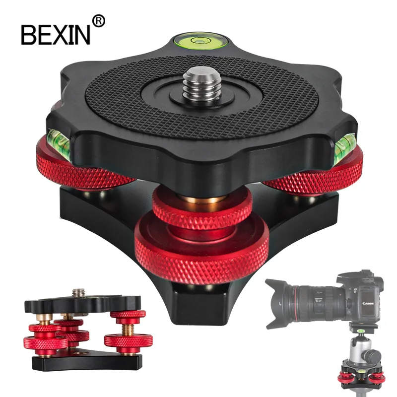 Tripod Speedy Leveling Base Leveler Adjusting Base Panning Level Plate ...