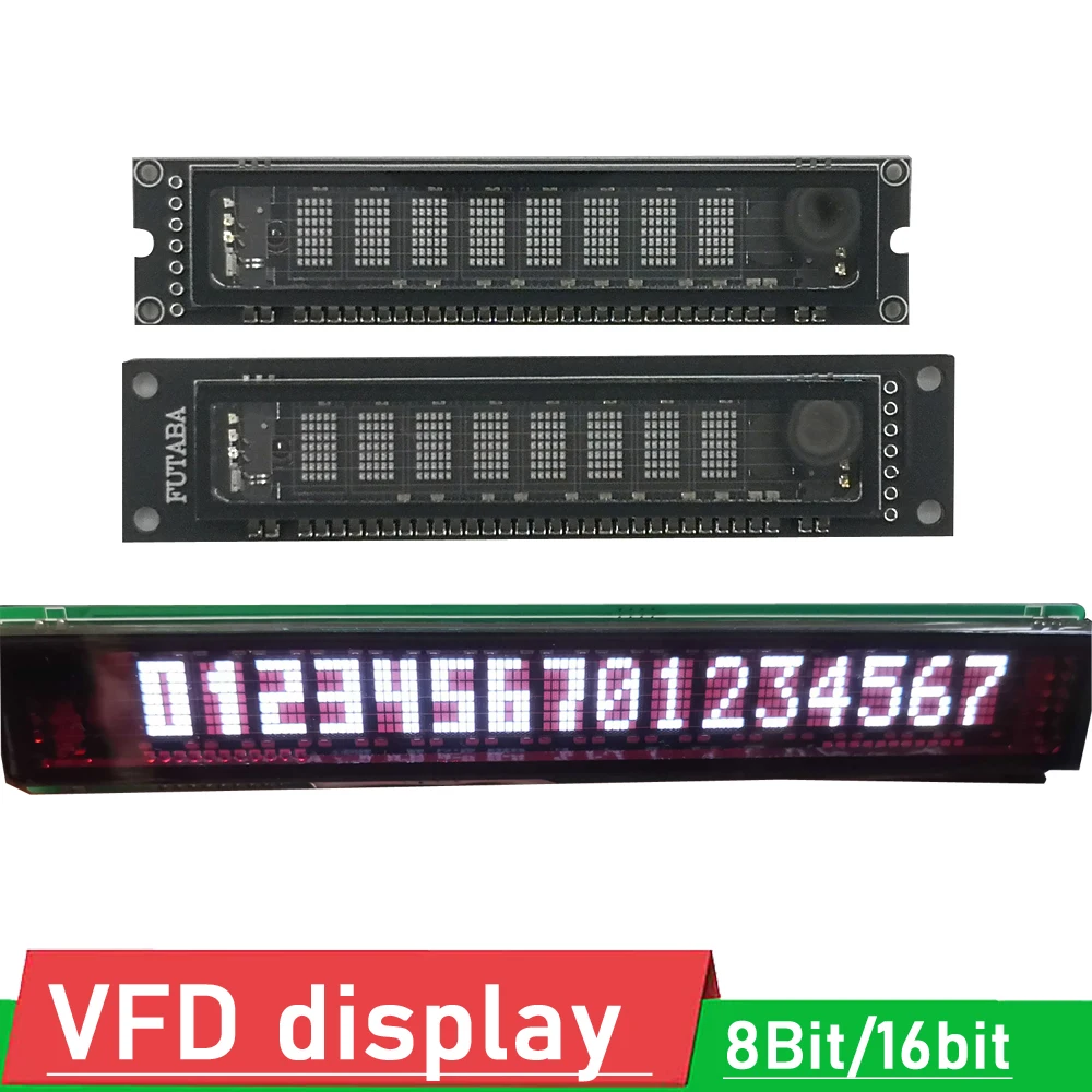 Vfd Display Module 8-bit 16-bit Dot Matrix Display Module Vfd ...