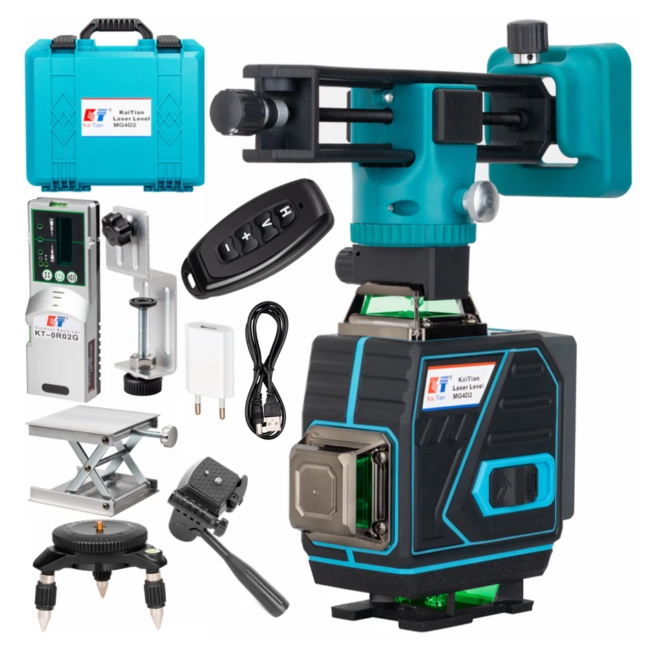 KaiTian-360-Line-Laser-Level-Self-Leveling-Horizontal-Vertical-Cross-Super-Powerful-Green-16 ...