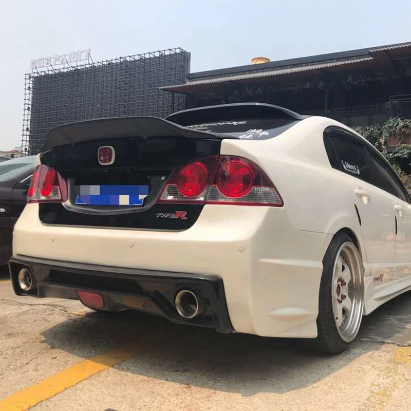 For-Honda-Civic-2006-2007-2008-2009-2010-2011-Rear-Wing-Spoiler-Trunk ...