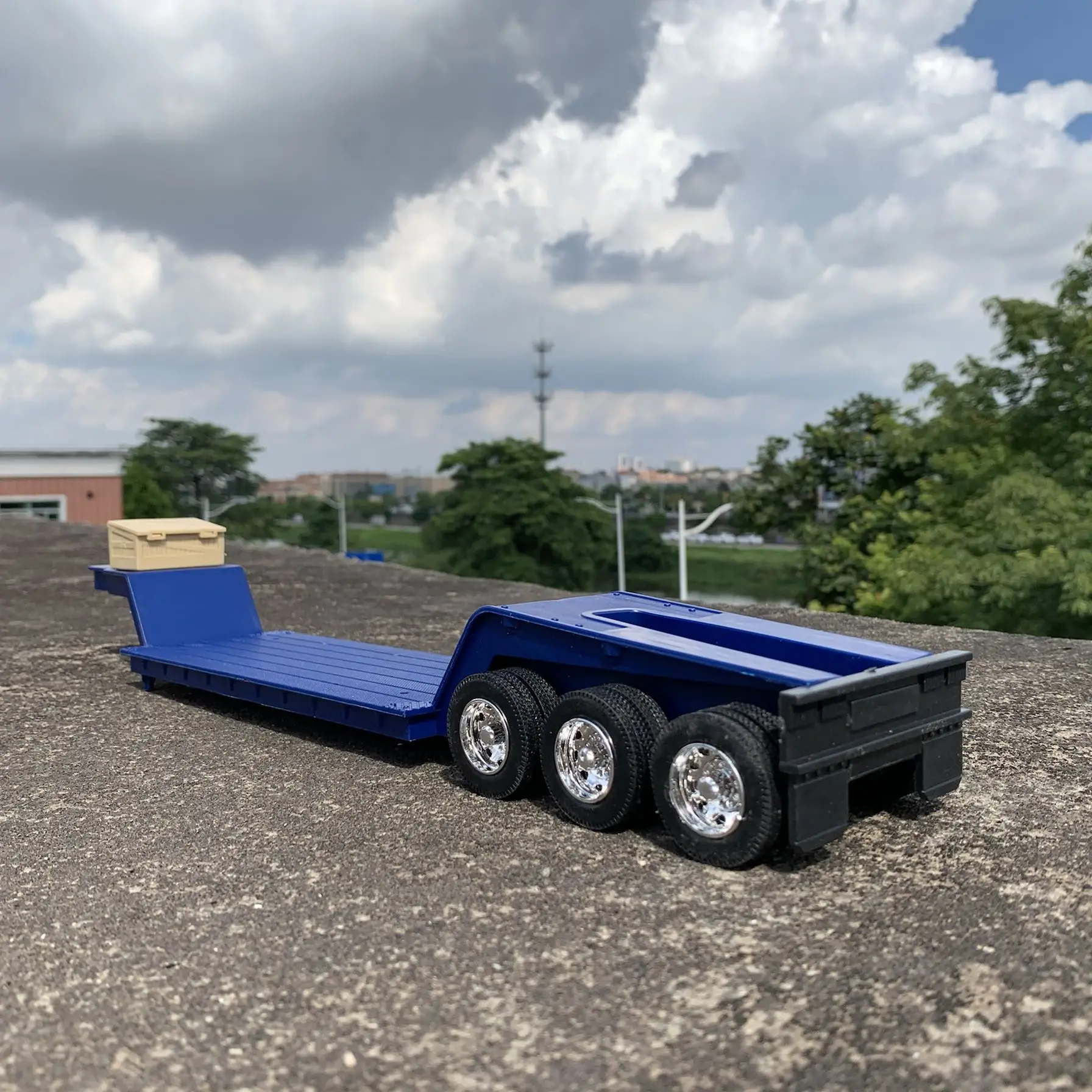 Toy Modification Scene Accessories | Trailer Truck Model | Car Truck ...