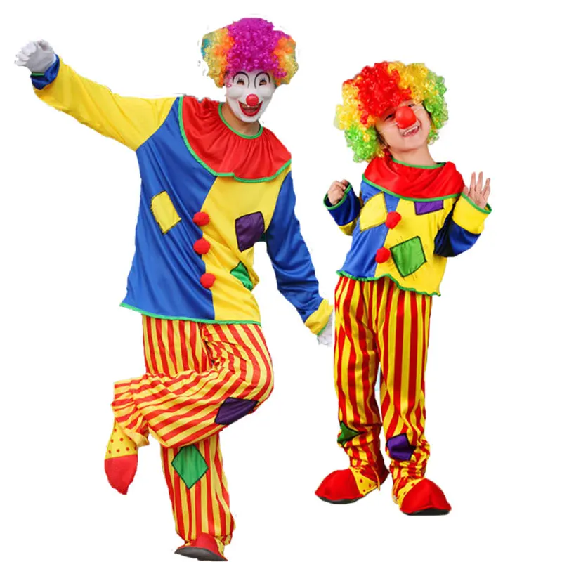 Umorden Halloween Carnival Party Costumes Family Matching Circus Clown ...