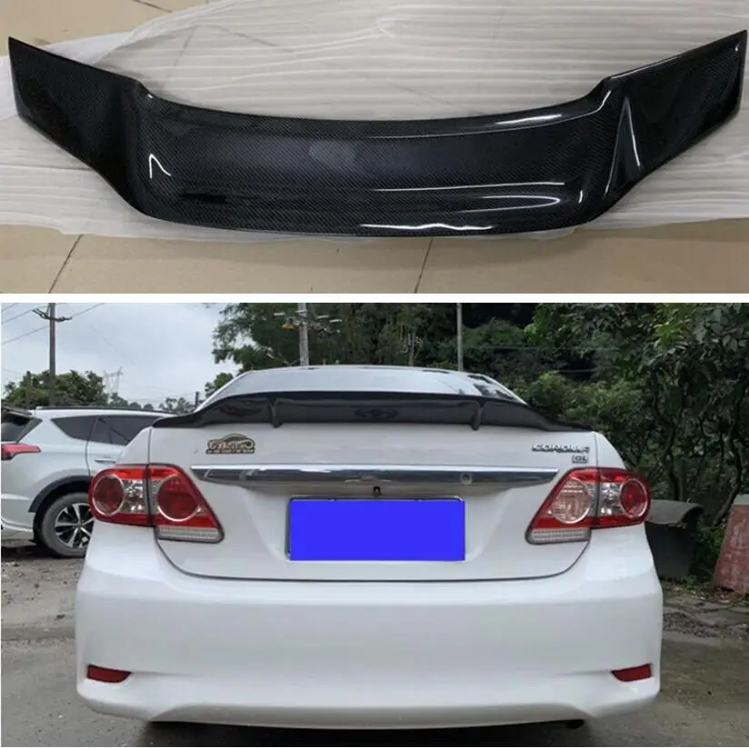 High Quality CARBON FIBER & ABS REAR WING TRUNK LIP SPOILER FOR Toyota ...