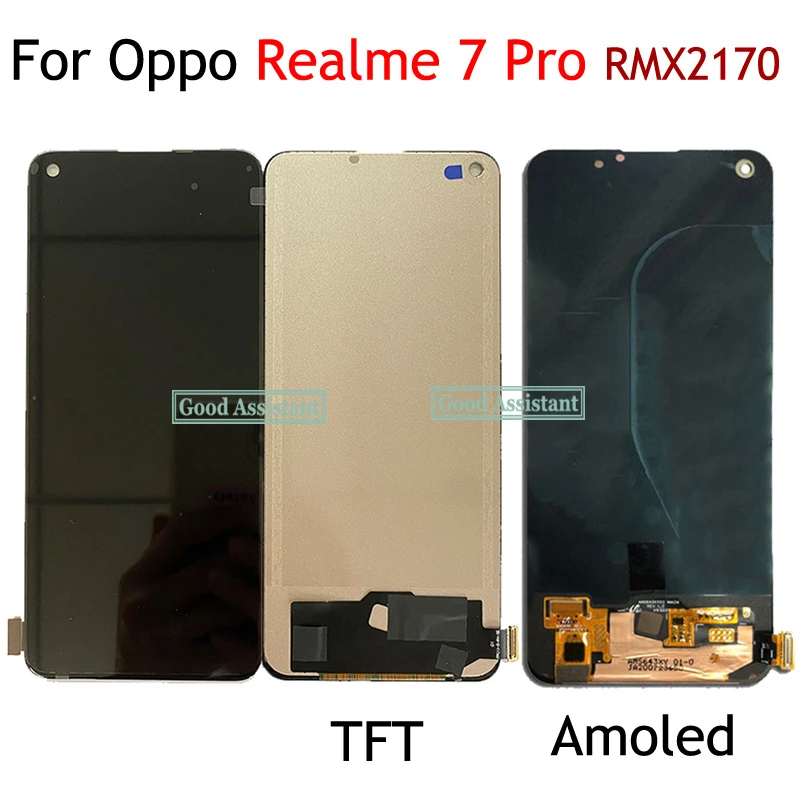 Original Super Amoled / TFT 6.4” Display For OPPO Realme 7 Pro RMX2170 ...
