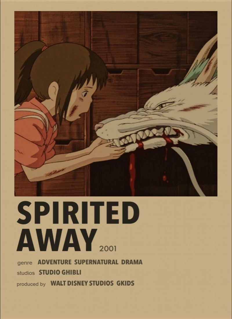 Spirited Away Movie Poster Japanese