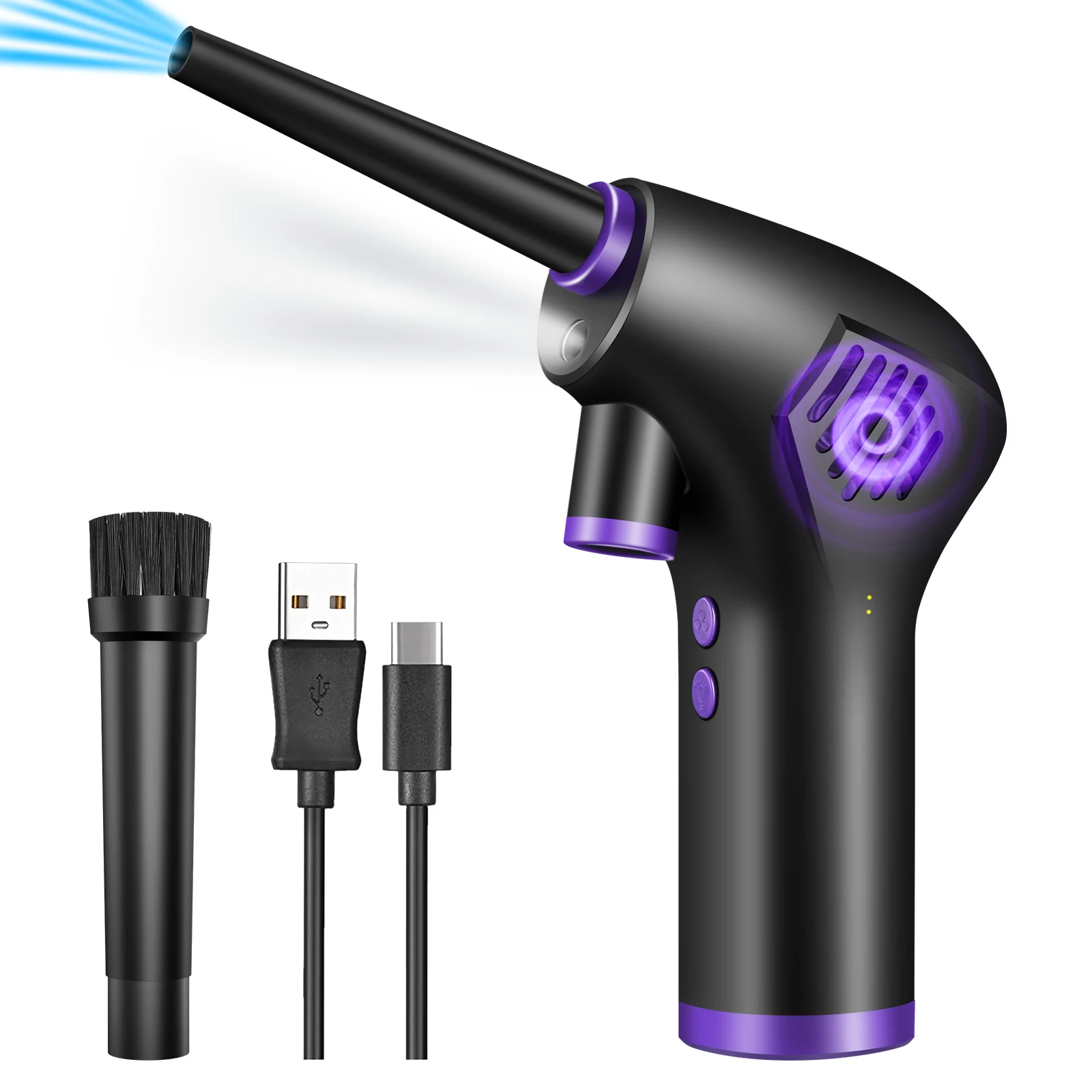 Wireless Air Duster For Computer Cleaning 15000mah /6000mah Usb-c Air ...