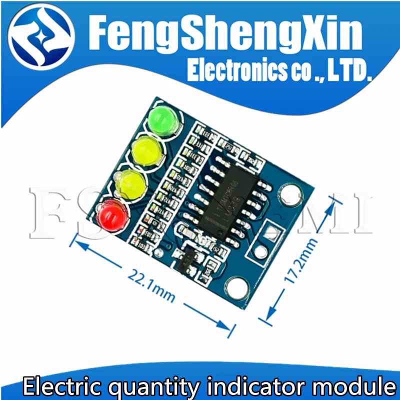 2PCS 12V Electric Quantity 4 Power Indicator Battery Detection Module f ...