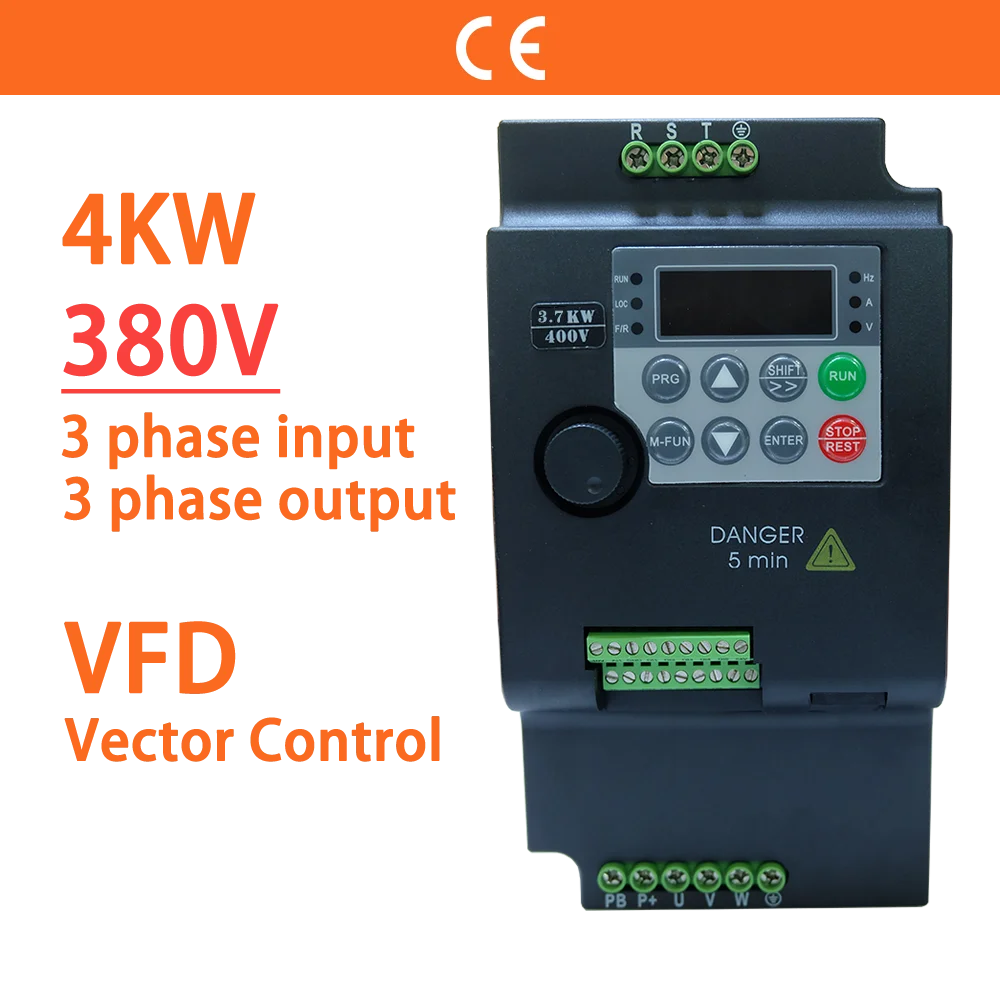 3-7-4KW-380V-3-Phase-5HP-VFD-Variable-Frequency-Inverter-Variator-for ...