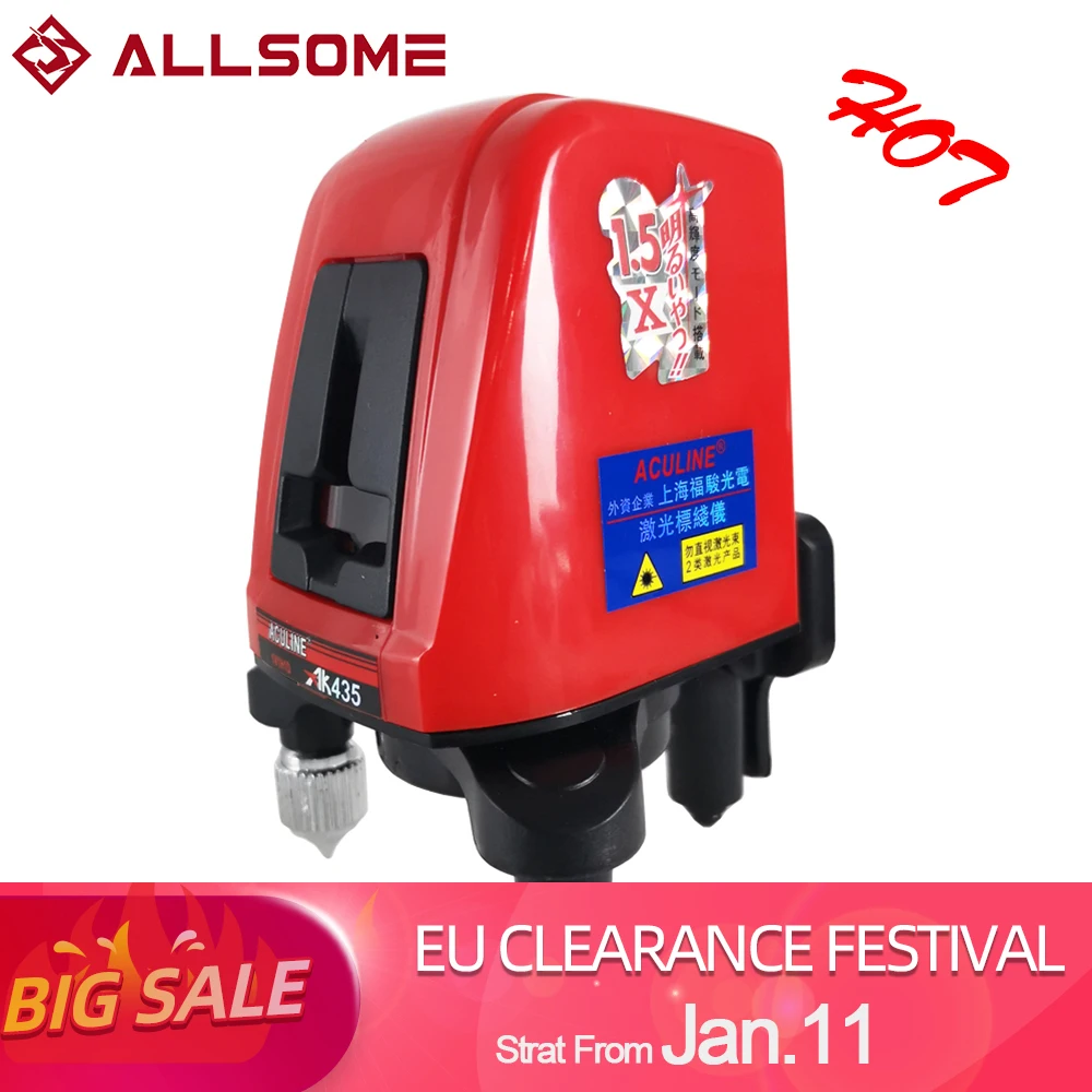 AK435 Laser Leveling Unit Mini Portable Red 3D Laser Level 360 Distance ...