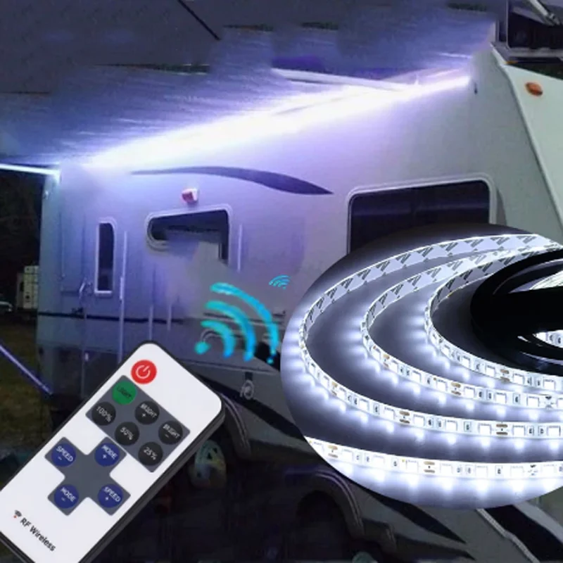 Wireless RV Motor Home Awning Camper Boat Trailer LED Light Kit BRIGHT ...