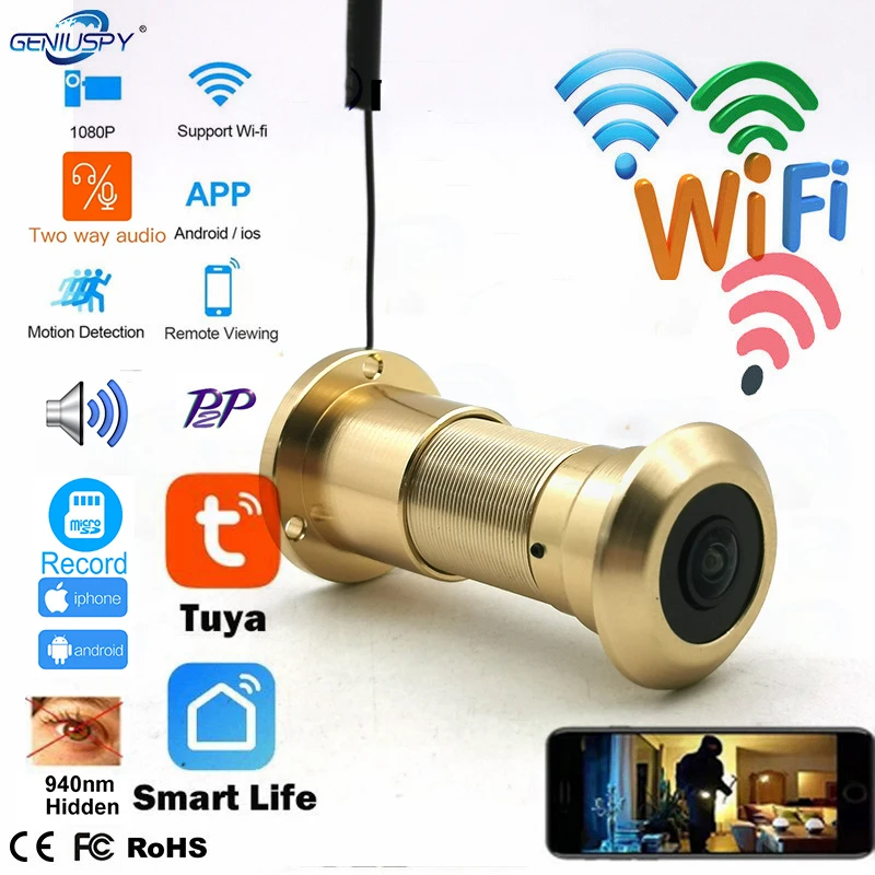 1080P-Security-Wireless-Eye-Door-IP-Camera-Gate-Yard-Smart-Cabinet-Wide ...