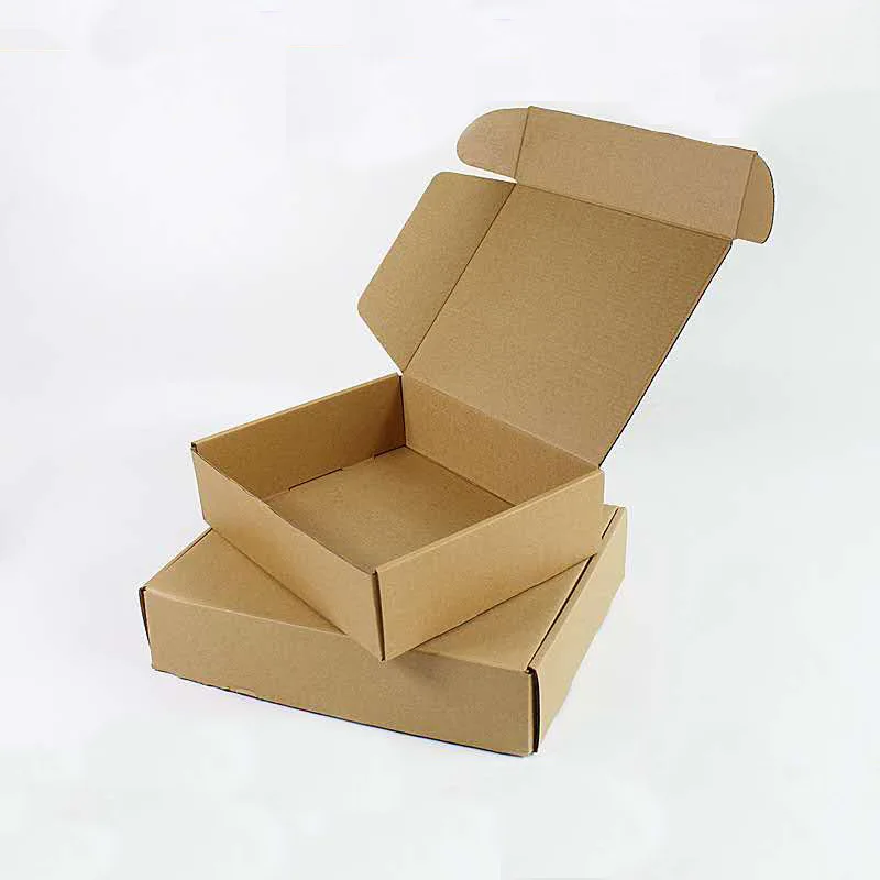 10pcs-lot-Brown-Corrugated-Paper-Box-Aircraft-Carton-Gift-Packing-Box ...