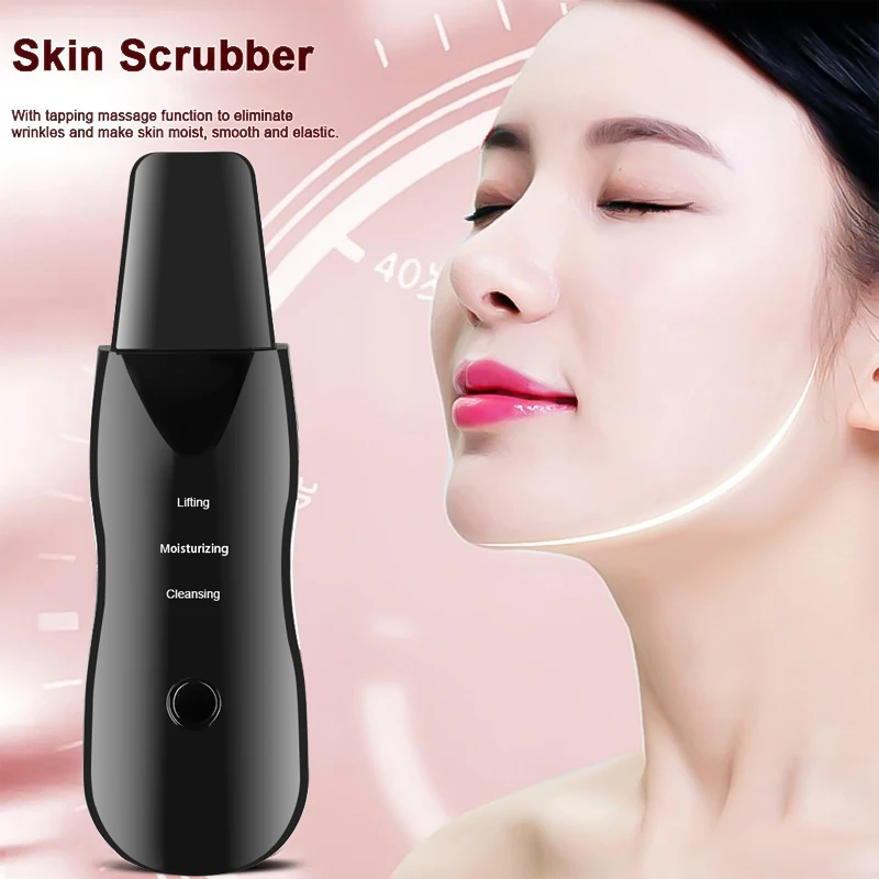 Peeling Facial Cleaning Skin Scrubber Deep Clean Ultrasonic Exfoliating ...