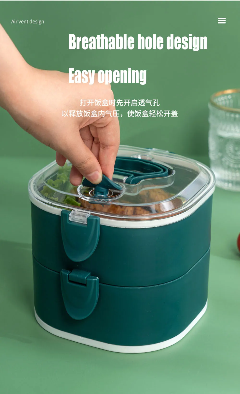 LUNCH BOX,Cinnamon E--Boîte à déjeuner à isolation thermique ...