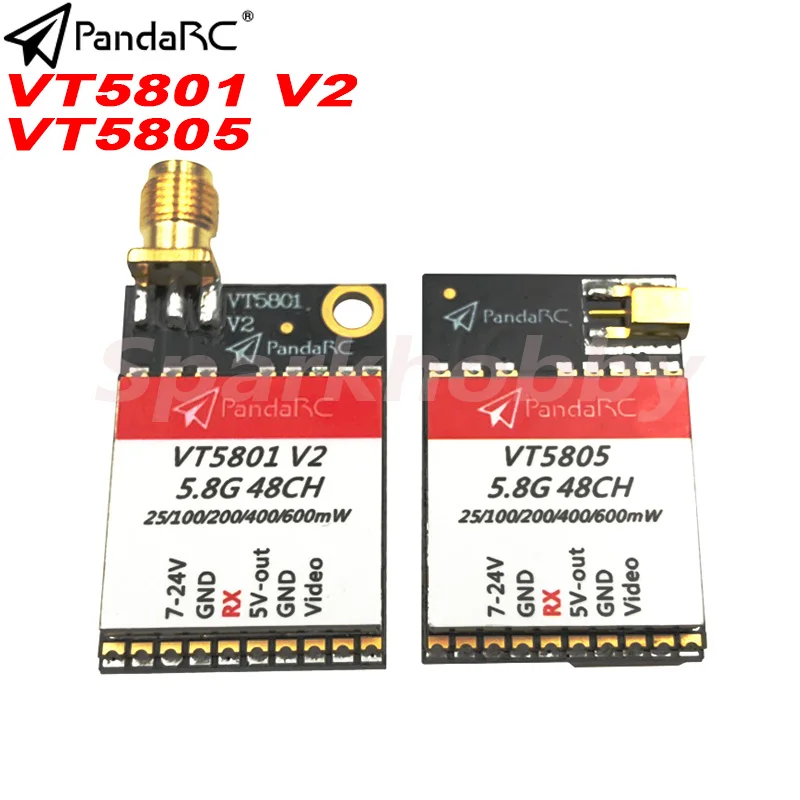 1PC-PandaRC-VT5801-V2-VT5805-FPV-Video-Transmitter-5-8G-48CH-25-100-200 ...