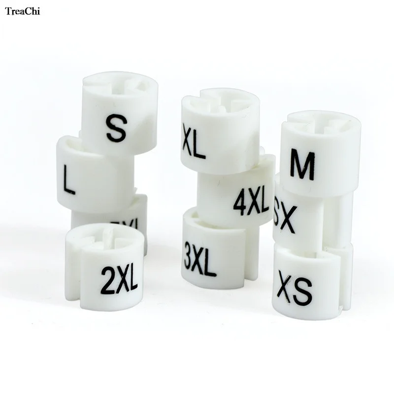 Wholesale-100Pcs-Super-White-All-Size-Marker-Tag-Plastic-Garment-XS-5XL ...