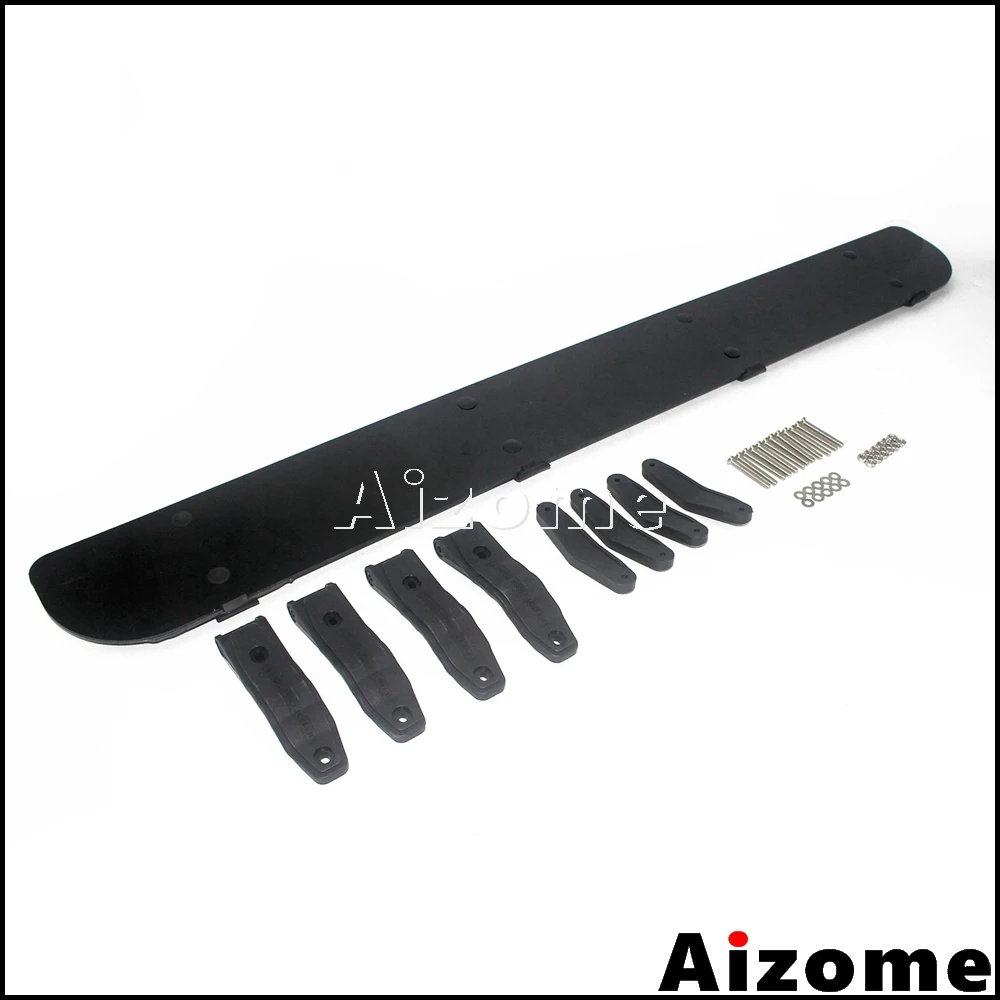 Car Top Roof Rack 40" Long Cargo Box Racks ABS Plastic 40 inch Air ...