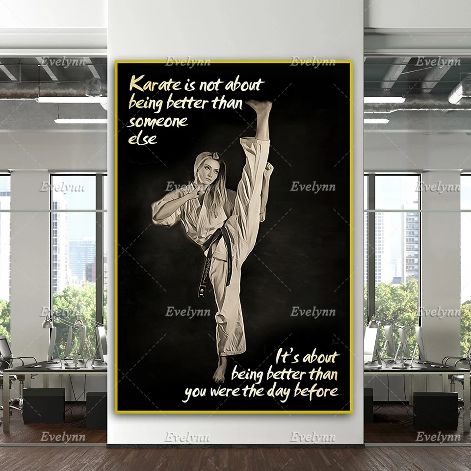 Karate Posters For Girls