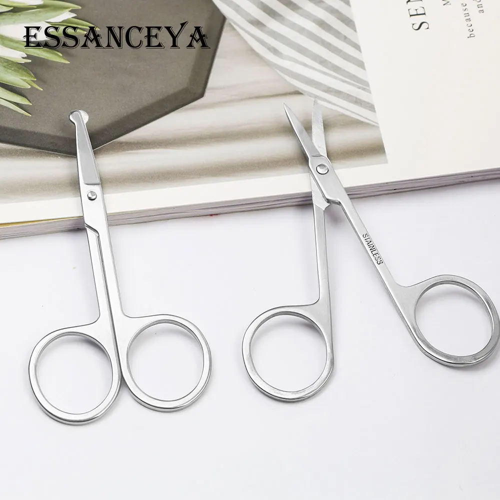 ESSANCEYA 1Pcs Makeup Scissors Small Stainless Steel Nose Hair Scissor ...