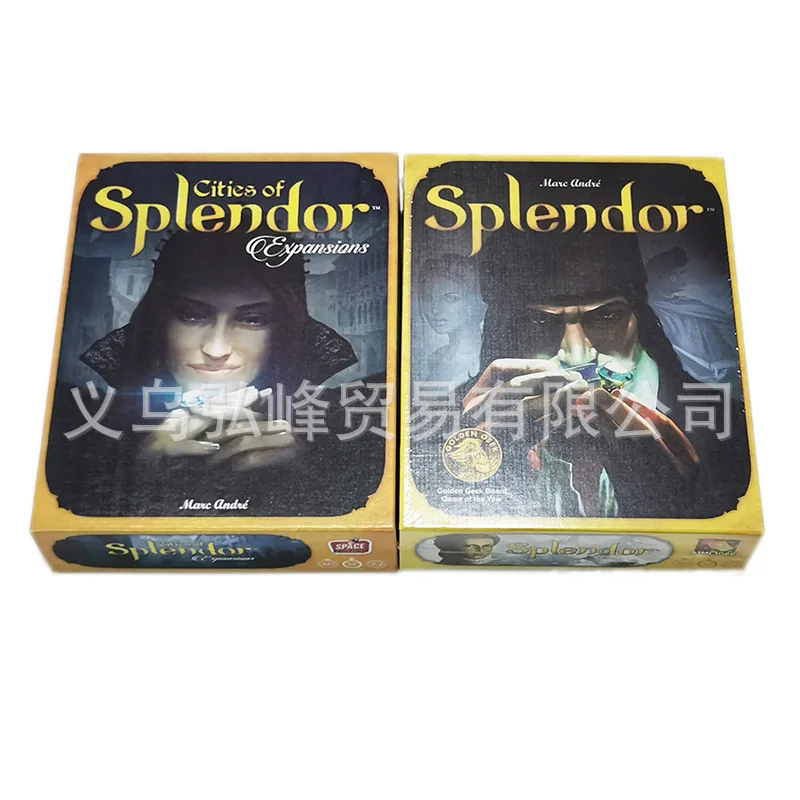 English version of splendor jewel merchant board game city splendor ...