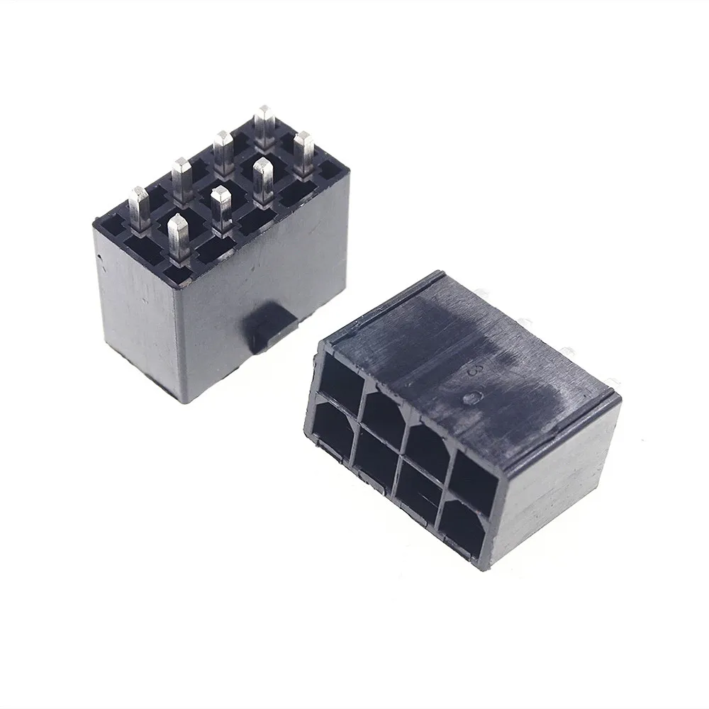 10 Pcs 4.20 Mm 8 Pin Header Male Pin Wafer Vertical Pcb Through Hole ...