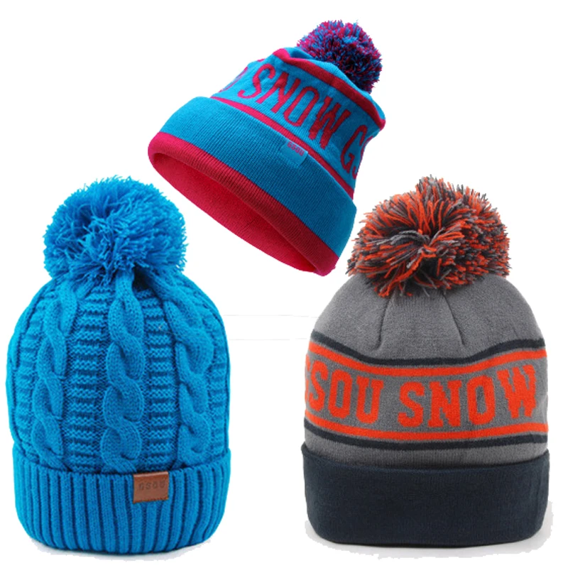 Cotton-Ski-Caps-for-Men-and-Women-Wool-Knit-Hat-Warm-Hats-Snowboarding ...