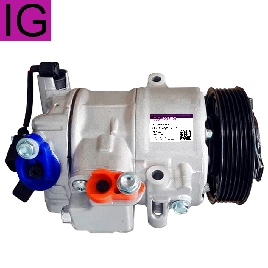 Auto-AC-Compressor-For-Volkswagen-Polo-Golf-Lupo-Bora-Fox-6Q0820803E ...