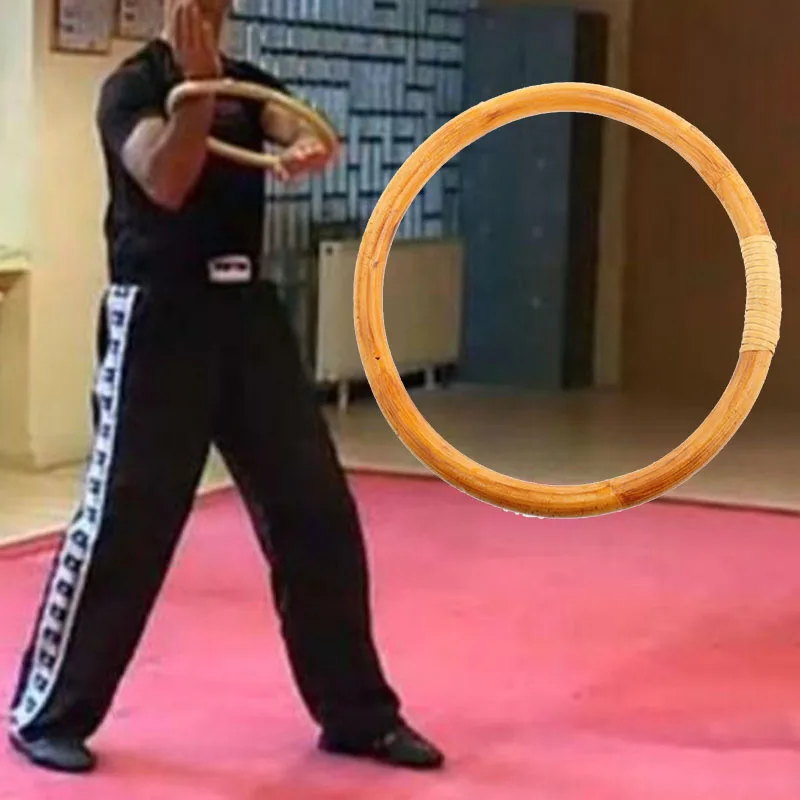 Bamboo Rattan Ring Wing Chun Sticky Rattan Kung Fu Ring For Traditional ...