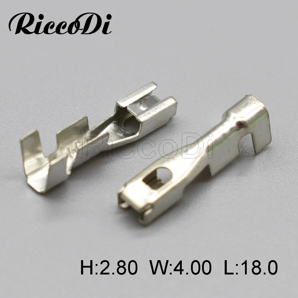 100 Pcs 3MM Terminal Female Wire Connector Plugs Socket Fuse Box Wire Harness Soft Jacket DJ621 ...