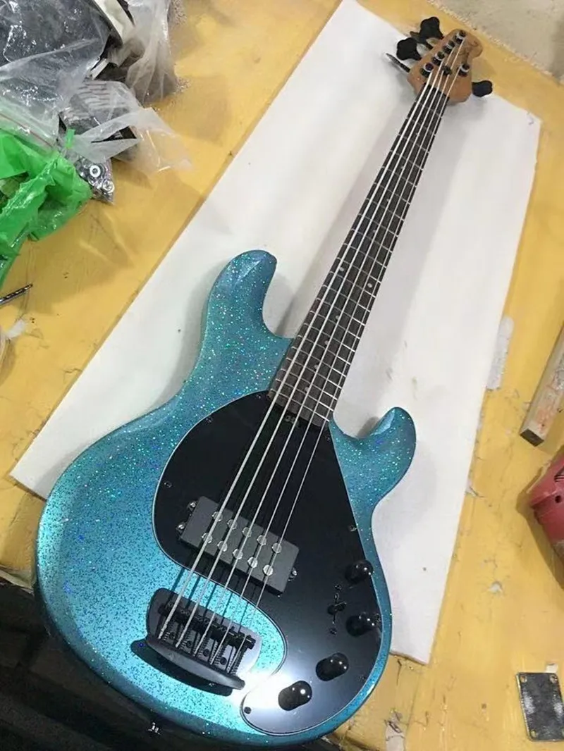 2022-brand-new-high-quality-5-string-Electric-Bass-Black-hardware ...