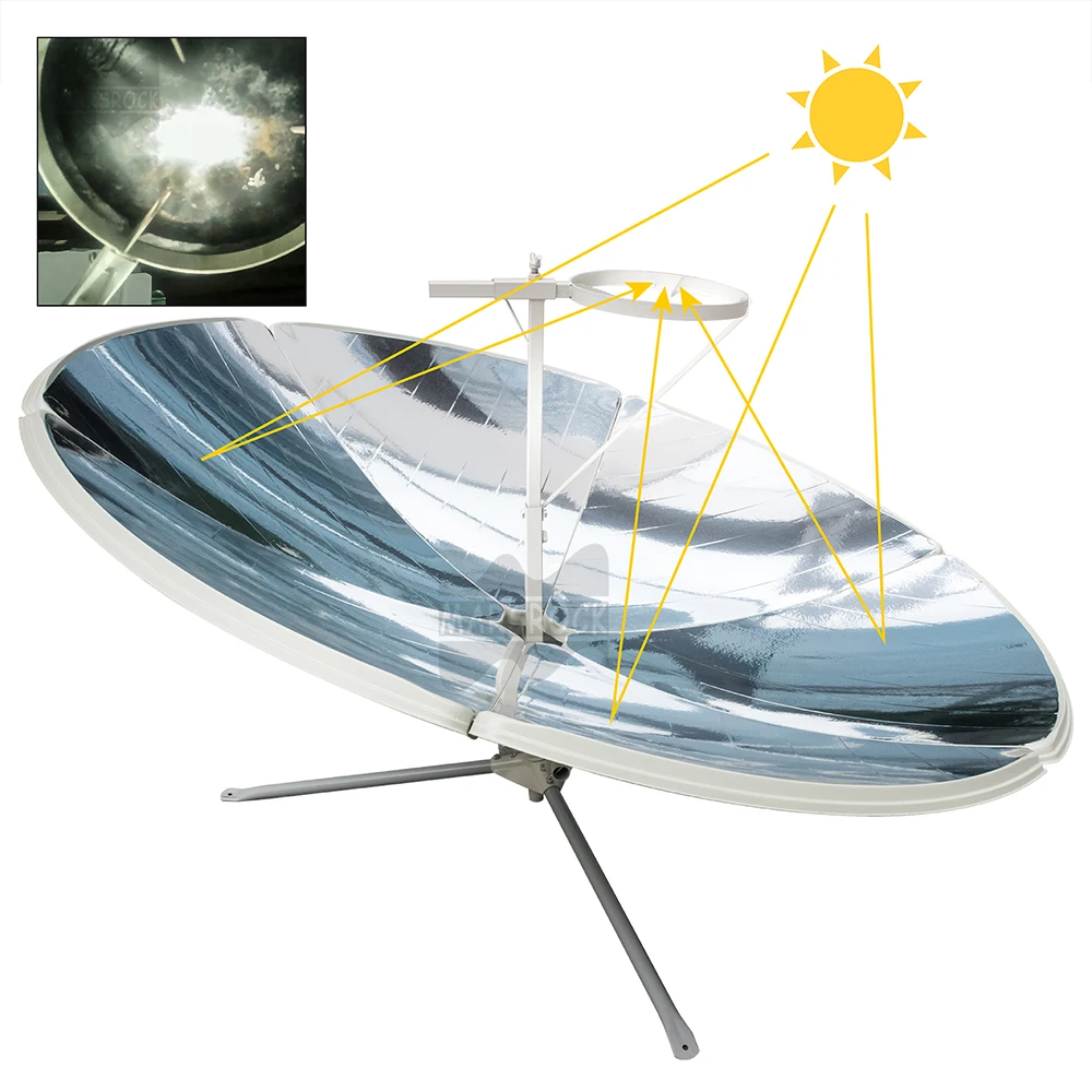Mars Rock 1800W Solar Cooker Homage Reflective Go Sun Portable Parabol ...